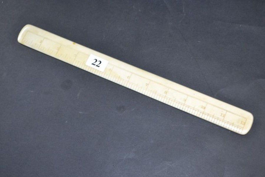 Ivory Taper Ruler and Page Turner - Letter openers, paper knife, page ...