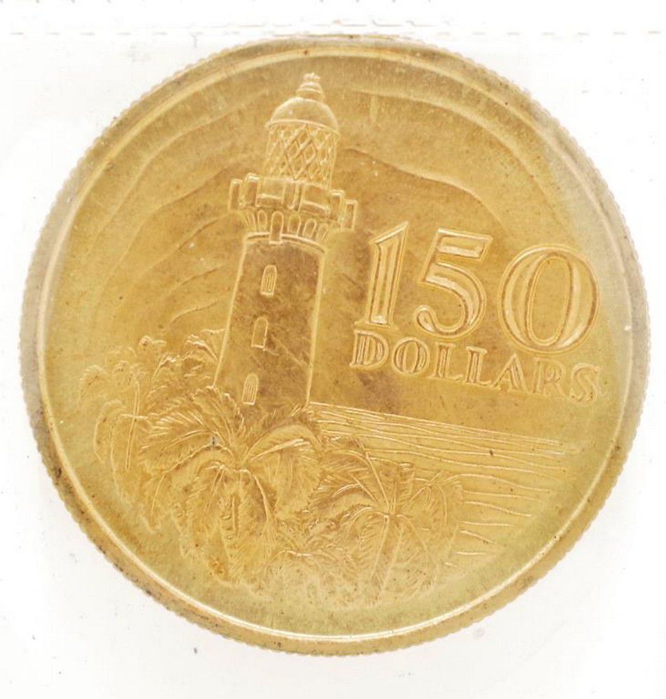 Singapore 1969 $150 Gold Coin Commemorating 150th Anniversary - Coins ...