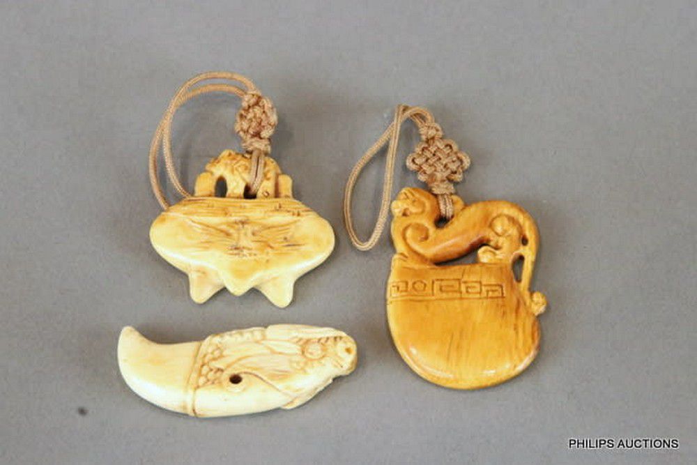 Japanese Ivory Carvings & Pendants - Pendants/Lockets - Jewellery