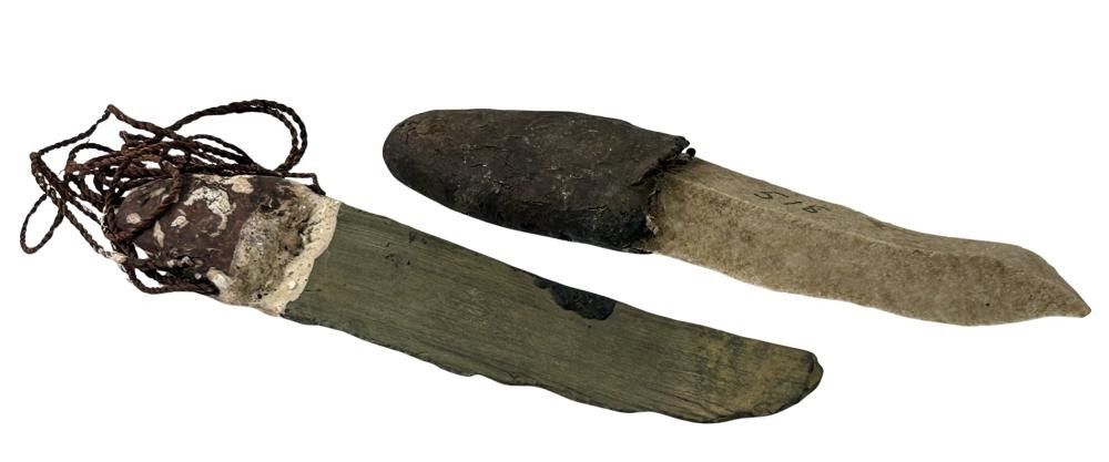Aboriginal Stone Knives: Ochre Design and Bush String Detail ...