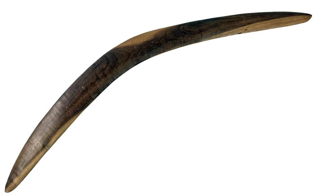 Fluted Fighting Boomerang from Lake Eyre, Early 20th Century ...