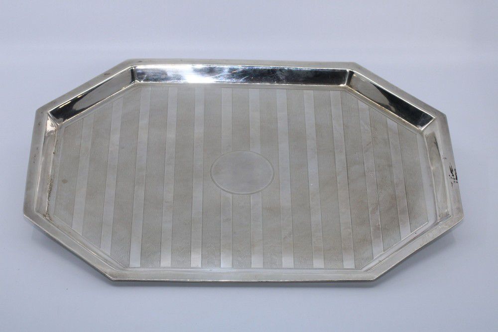 Birmingham Sterling Silver Octagonal Tray, 1920 - Trays, Salvers ...