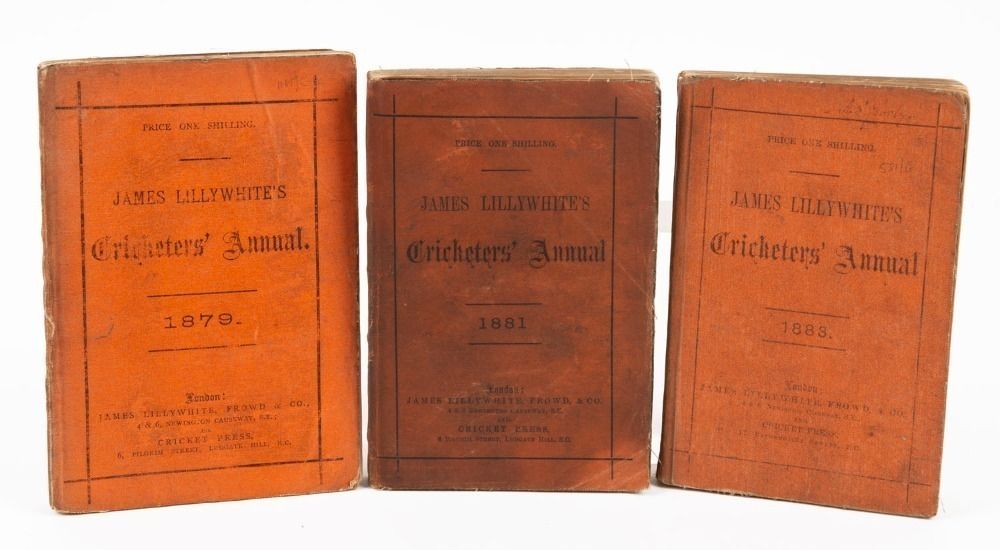 Lillywhite's Cricket Annuals with Australian Team Albumen Prints (1879 ...