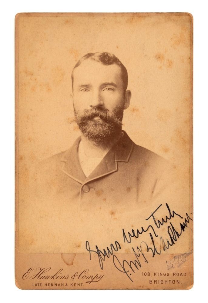 Rare Signed Photo: Jack Blackham, Cricket Legend, circa 1890 - Sporting ...