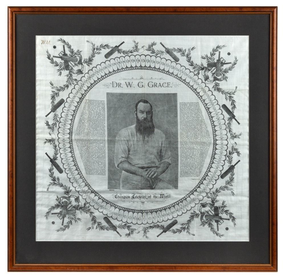 Dr. W.G. Grace Champion Cricketer of the World Handkerchief - Sporting ...