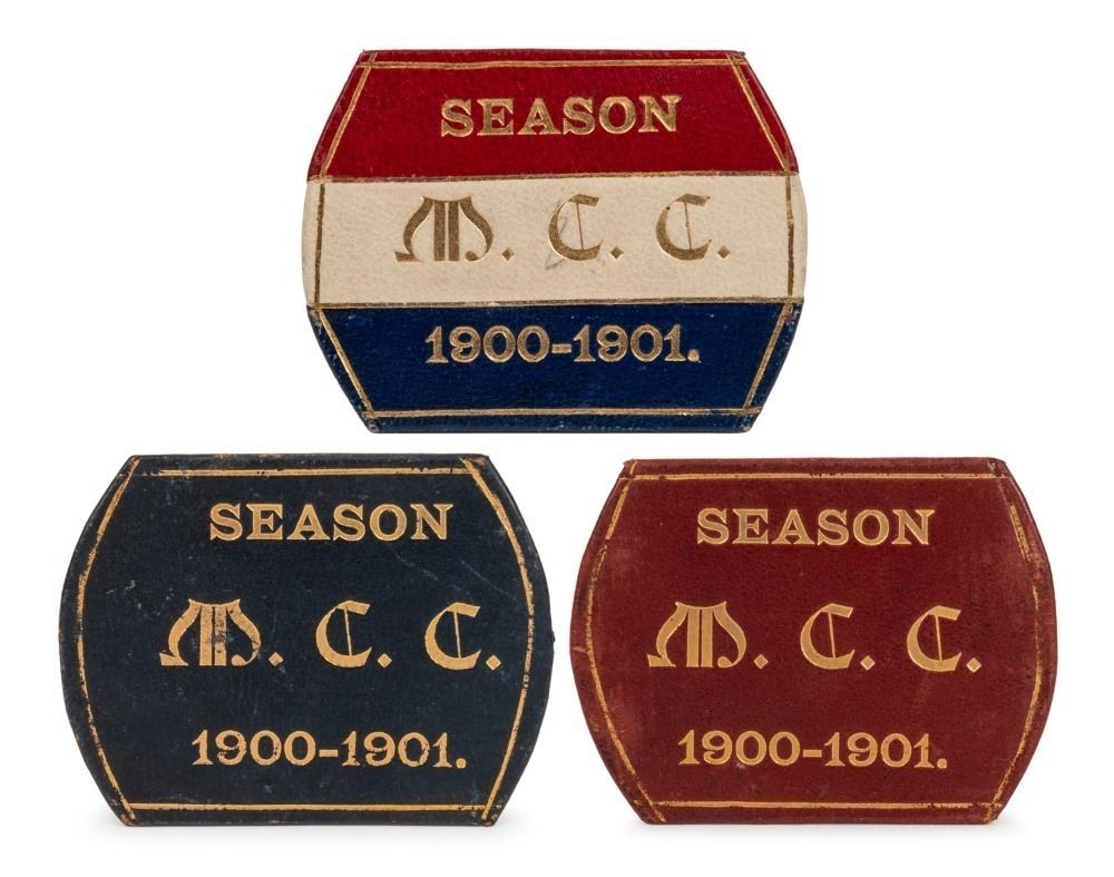 Proposed 1900-1901 Season's Melbourne Cricket Club Membership Cards ...
