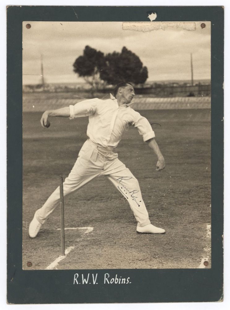 Walter Robins: Action Shots from Test Cricket Career - Sporting ...
