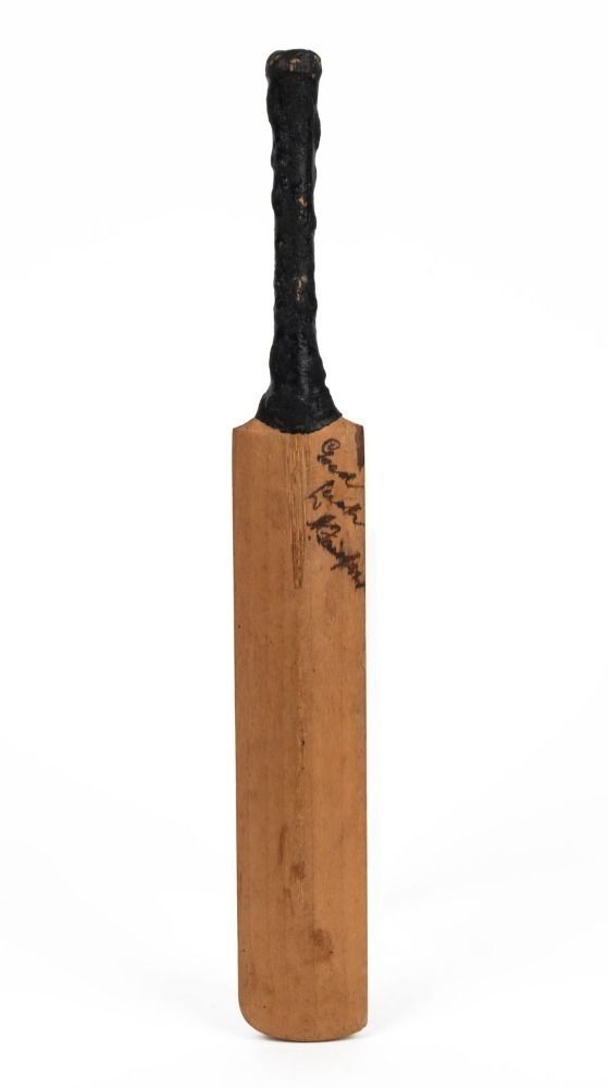 Alan Fairfax Signed Miniature Gradidge Imperial Driver Bat, 1931 ...