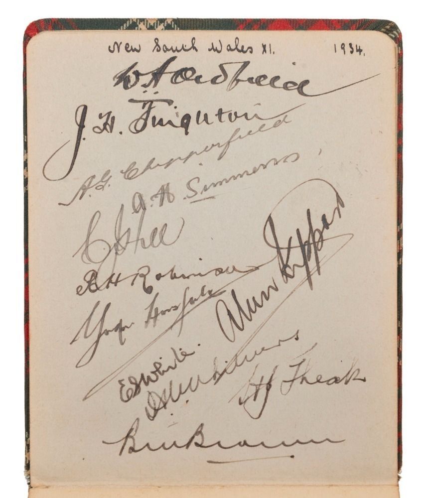Ernie Bromley's Cricket Autograph Book: A Treasure of Signatures ...