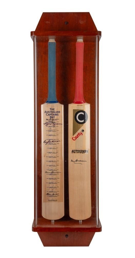 Cricket Bat Collection: Bradman and Australian Captains Signatures ...