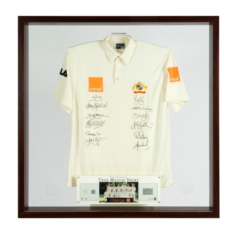 Australian Test Match Shirt 2002-2003 Limited Edition Framed Display ...