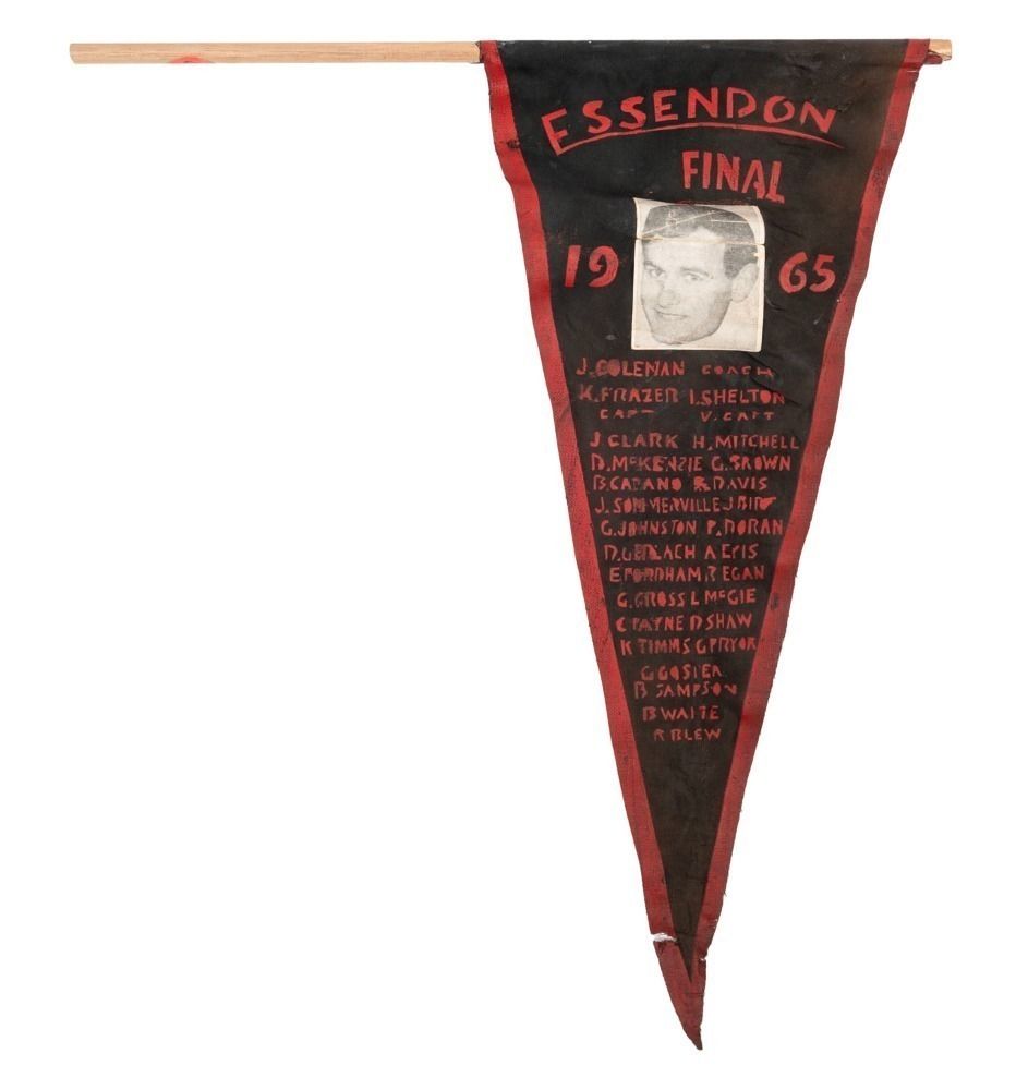 Essendon's 1965 Grand Final Victory: Ken Frazer Pennant - Sporting ...