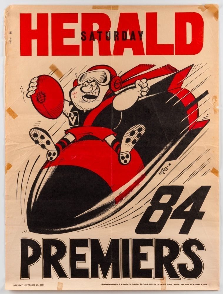 Essendon 1984 and 2000 Premiers Posters and Grand Final Memorabilia ...