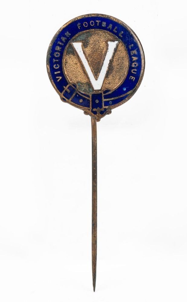 Victorian Football League Lapel Badge by K.G.Luke - Sporting - AFL/VFL ...