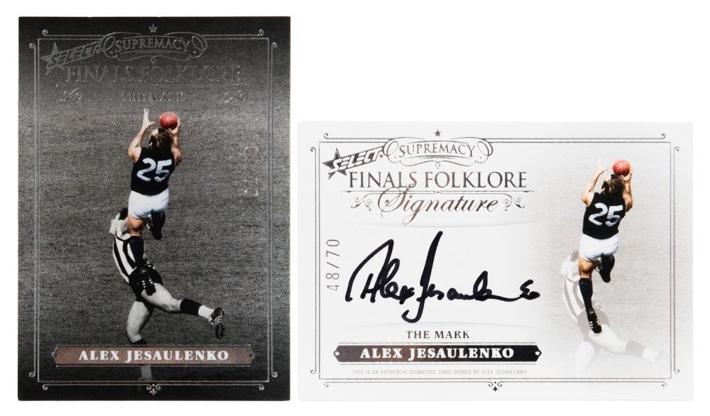 Alex Jesaulenko Limited-Edition Signed and Unsigned Supremacy Finals ...