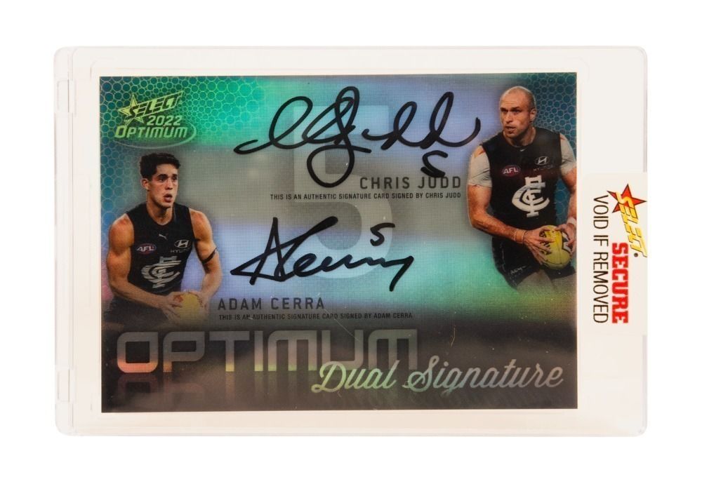Chris Judd & Adam Cerra Dual Signature Limited Edition Card - Cards ...