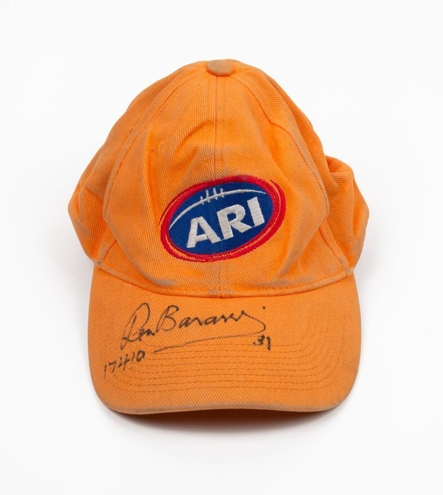 Ron Barassi signed Harmony Cup cap from 2012 presentation - Sporting ...