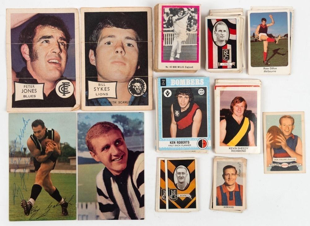 Vintage Football and Cricket Card Collection (Mixed Condition, 110 ...