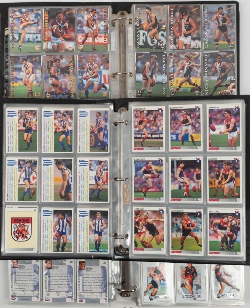 AFL Select Card Collection: 1993-2004 Complete Sets in Albums ...