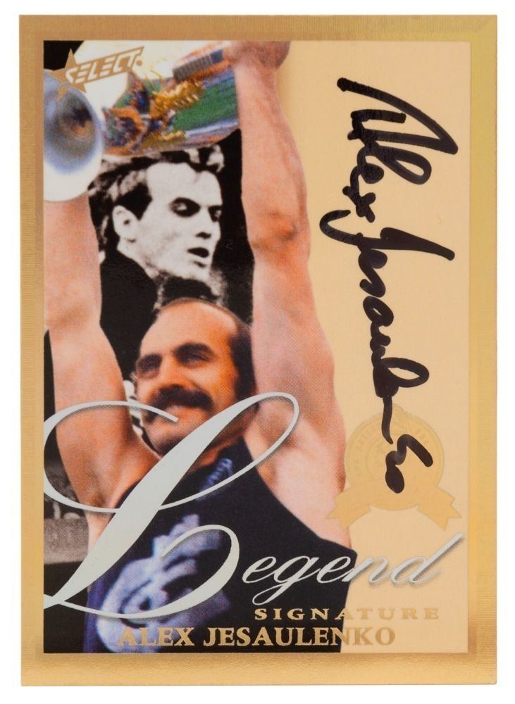 Alex Jesaulenko Limited-Edition Signature Card and Redemption Card Set ...