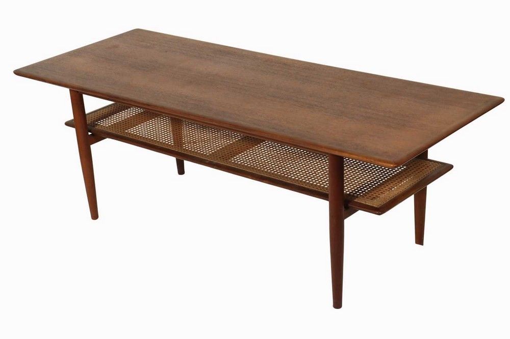 1960s Teak and Rattan Coffee Table by Parker Australia - Australian - Furniture - Post 1950