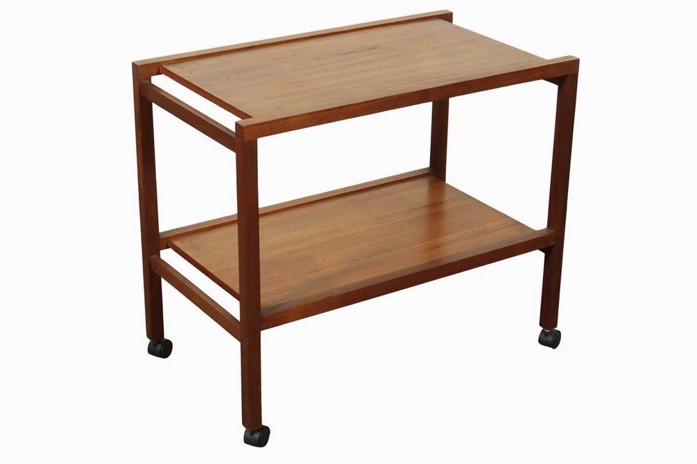1970s Parker Blackwood Two-Tier Traymobile Trolley with Castors ...
