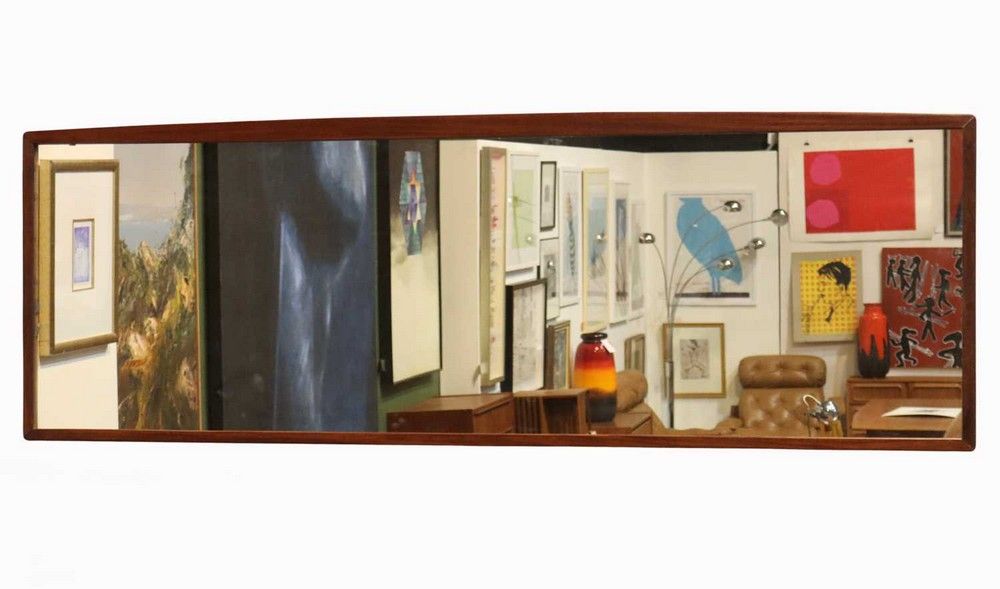 1960s G-Plan Teak Wall Mirror, UK - 47 x 139 cm - British - Furniture ...