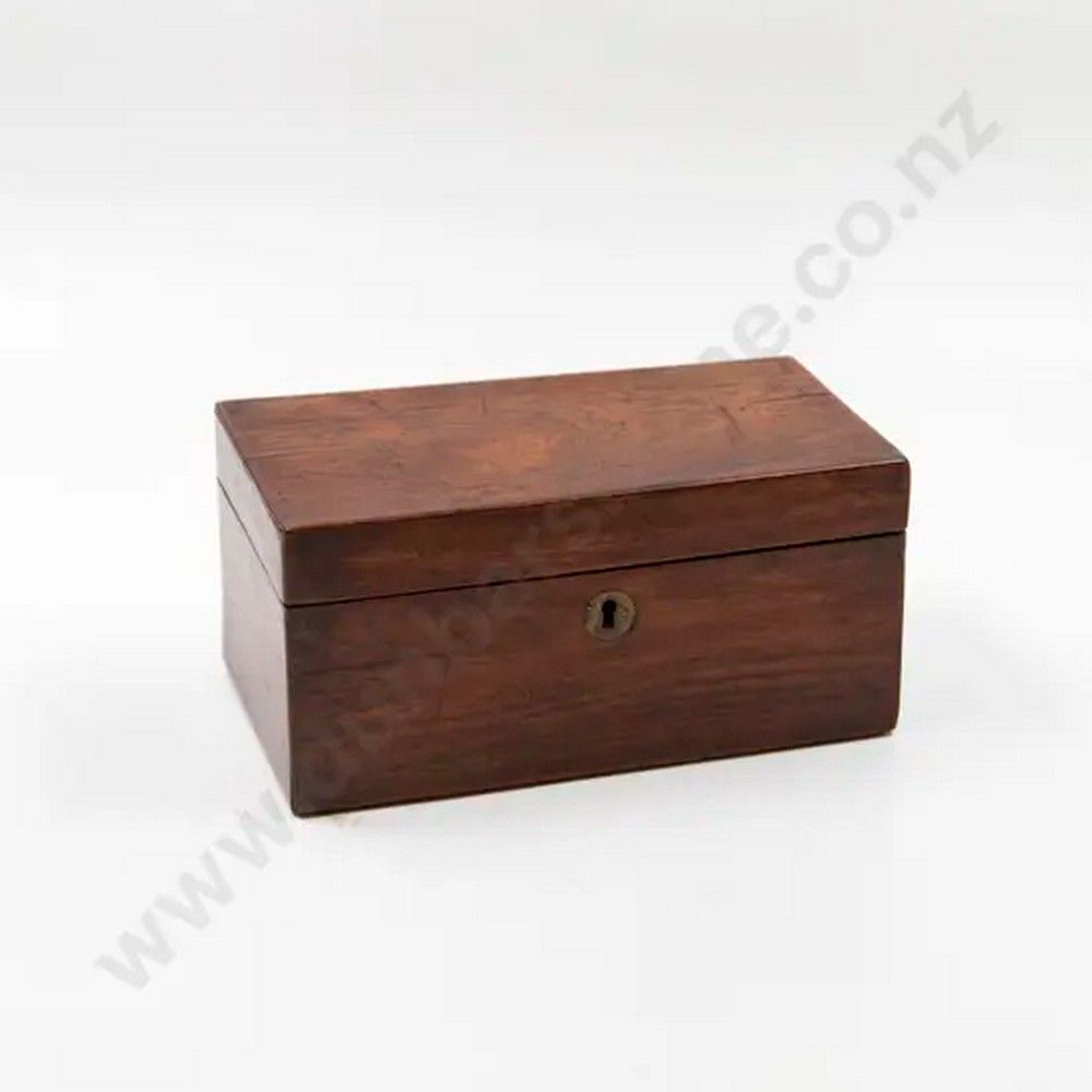 Victorian Mahogany Tea Caddy Box, 20.5 cm Long - Tea Caddies - Precious ...