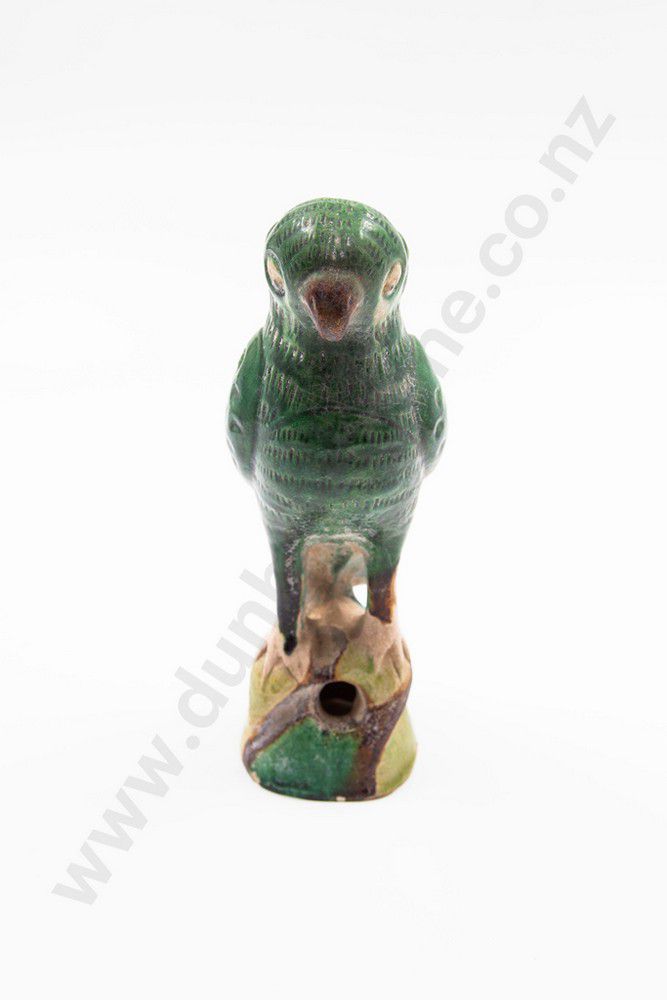 Green Glazed Pottery Parrot from China - Ceramics - Chinese - Oriental