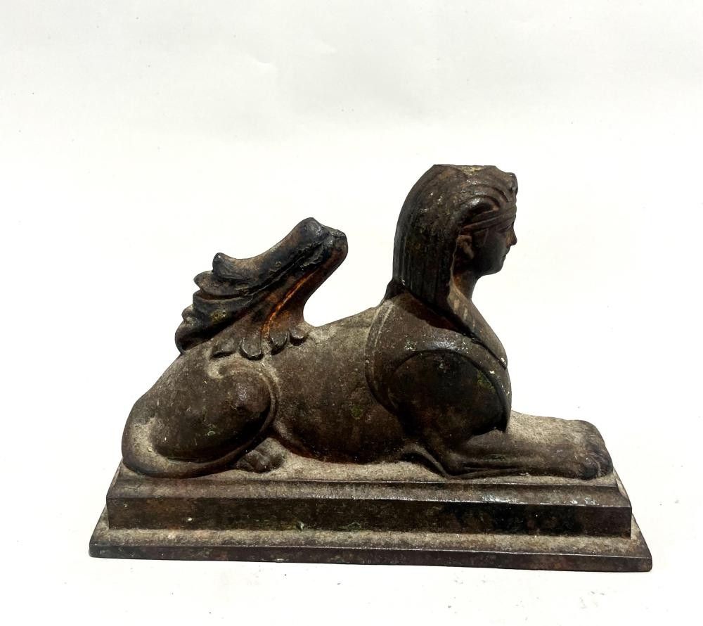 Sphinx Cast Iron Doorstop: Intricate and Functional Home Decor Piece ...
