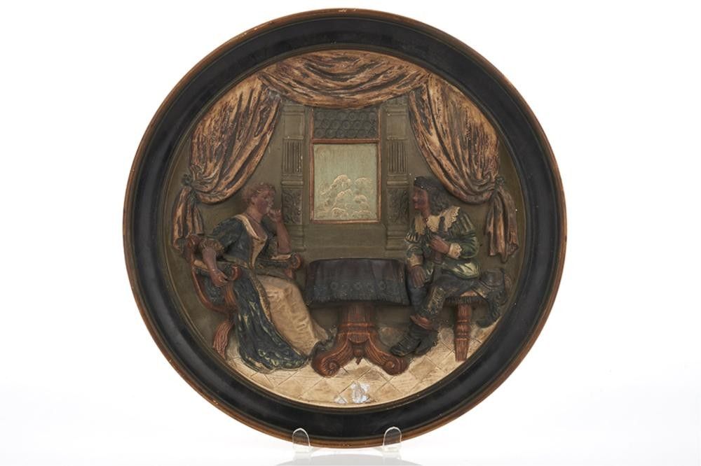 Late 19th Century Musterschutz Terracotta Plaque by Johan Maresch ...