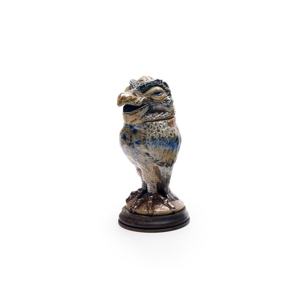 Martin Brothers Stoneware Bird Jar and Cover, Dated 1890 - Martin Bros ...