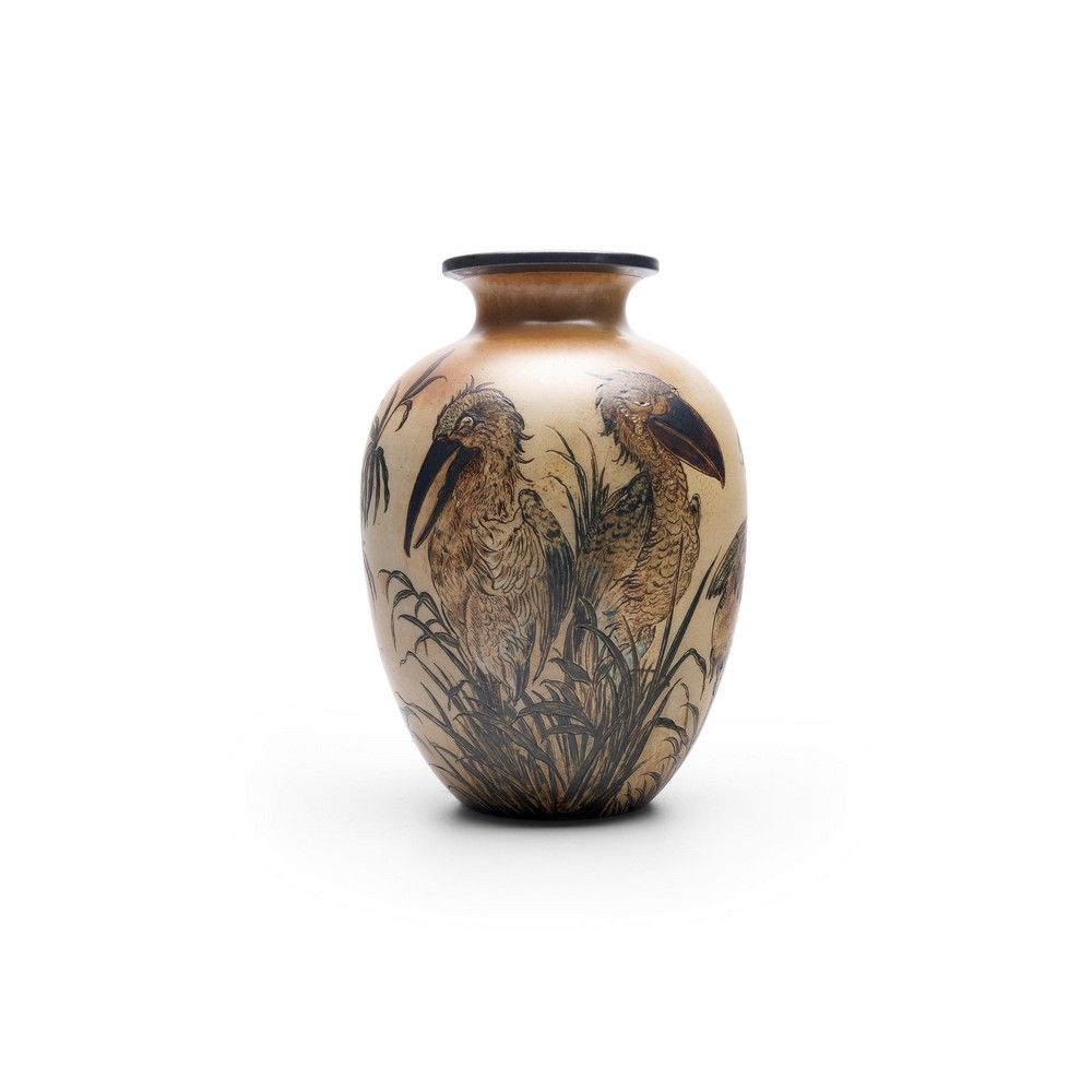 Martin Brothers Stoneware Bird Vase by Robert Wallace Martin, 1897 ...