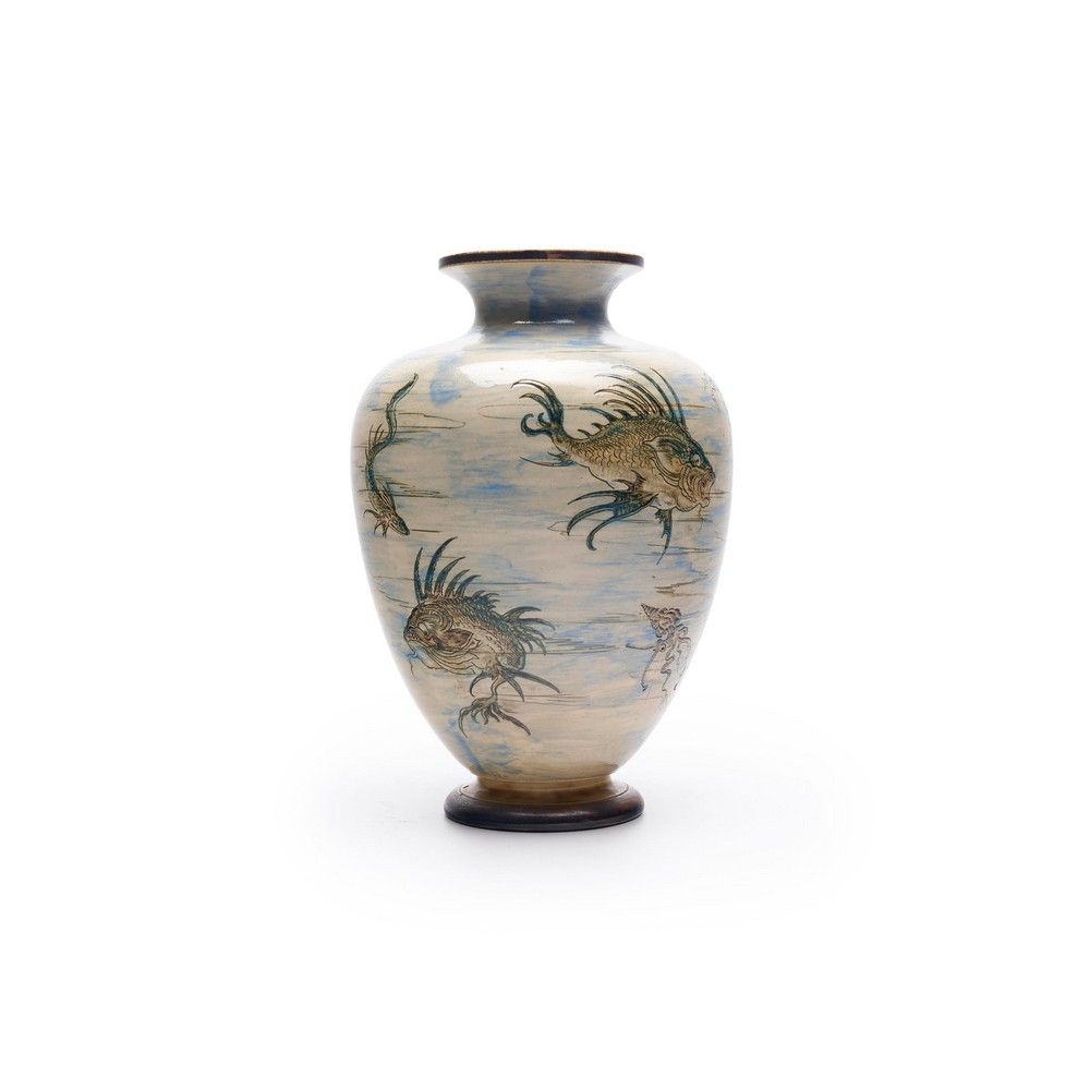 Martin Brothers Stoneware Aquatic Vase, Dated 1898, Cheong Collection ...
