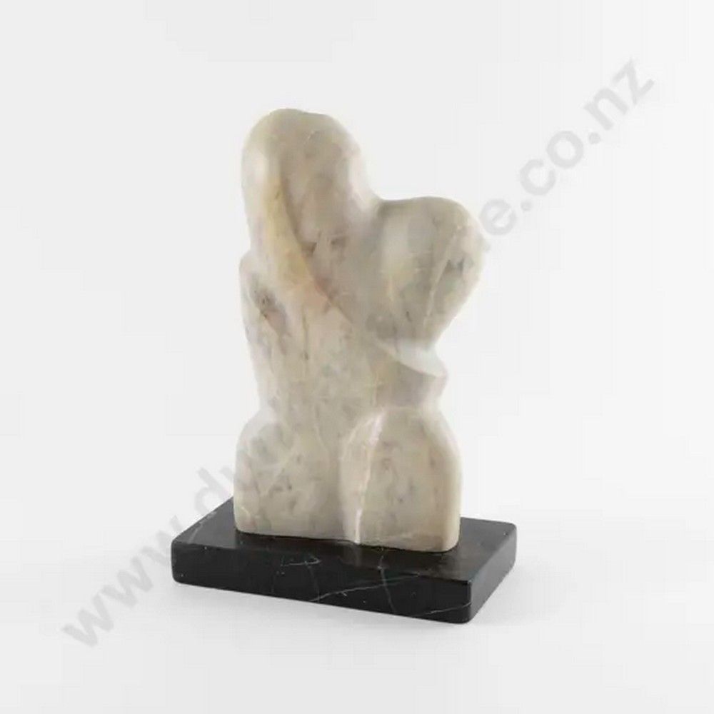 Theo Janssen 1989 Marble Torso Sculpture - New Zealand Potters & Themes ...