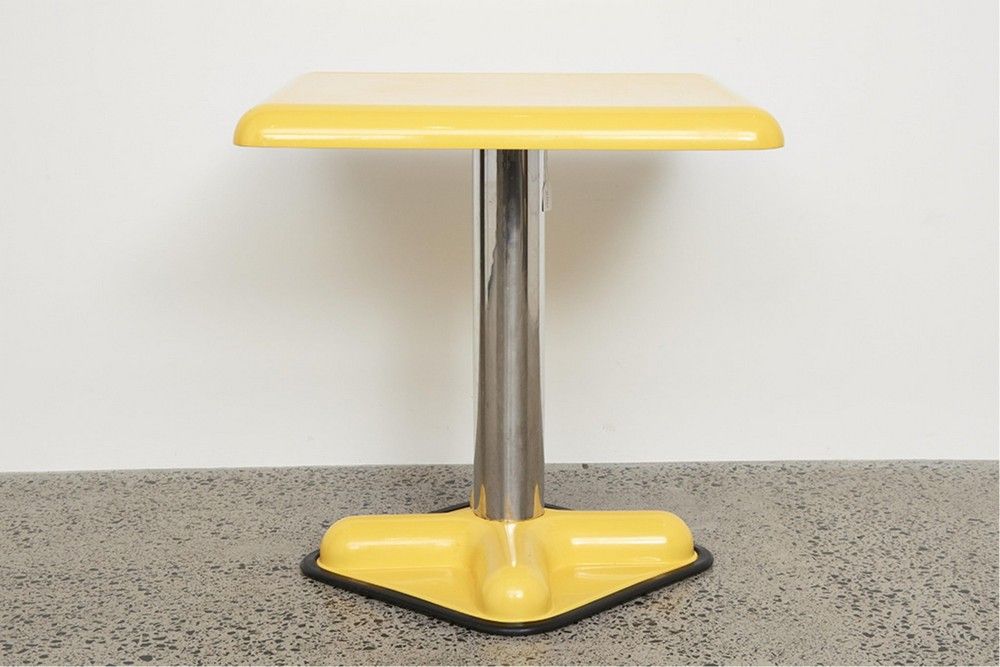 Yellow 'Birillo' Table by Joe Colombo for Zanotta, 1970 - European ...