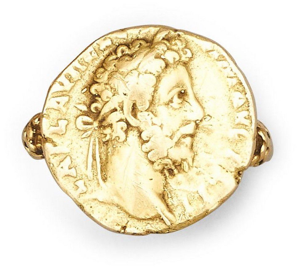 Gold Roman Solidus of Severus Alexander, AD 208-235 - Rings - Jewellery