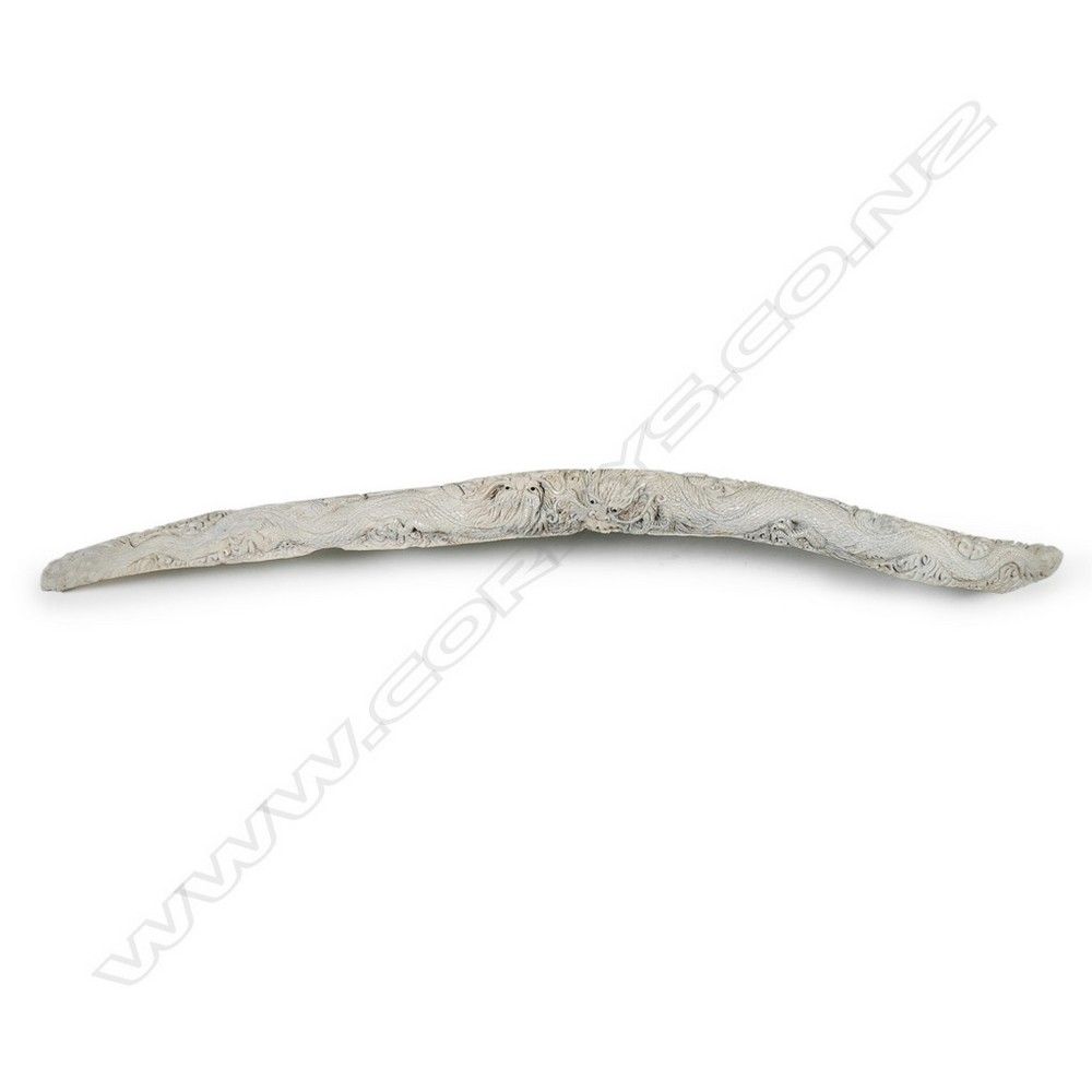 Chinese Dragon Carved Whale Rib Bone: Exquisite Artwork - Zother - Oriental