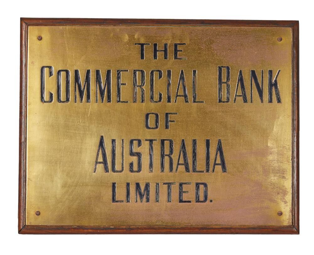 Commercial Bank of Australia Head Office Sign - Signage - Advertising