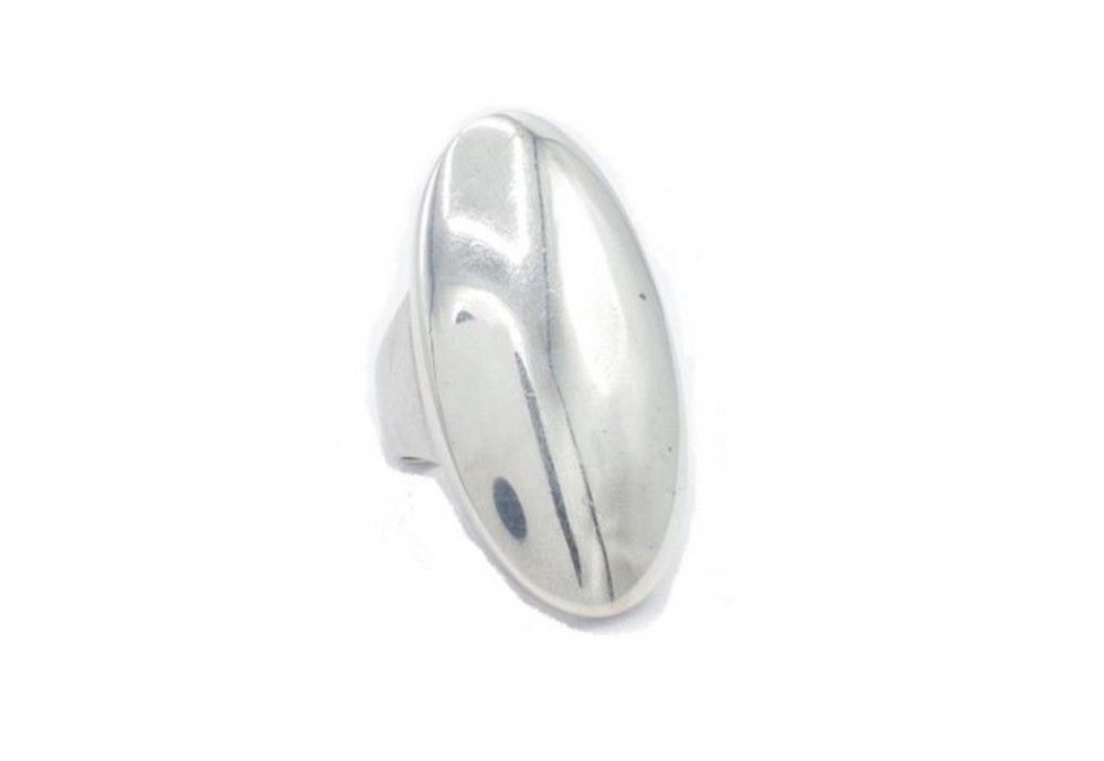 Najo 925 Silver Ring, Size N, Oval 42x22mm - Rings - Jewellery