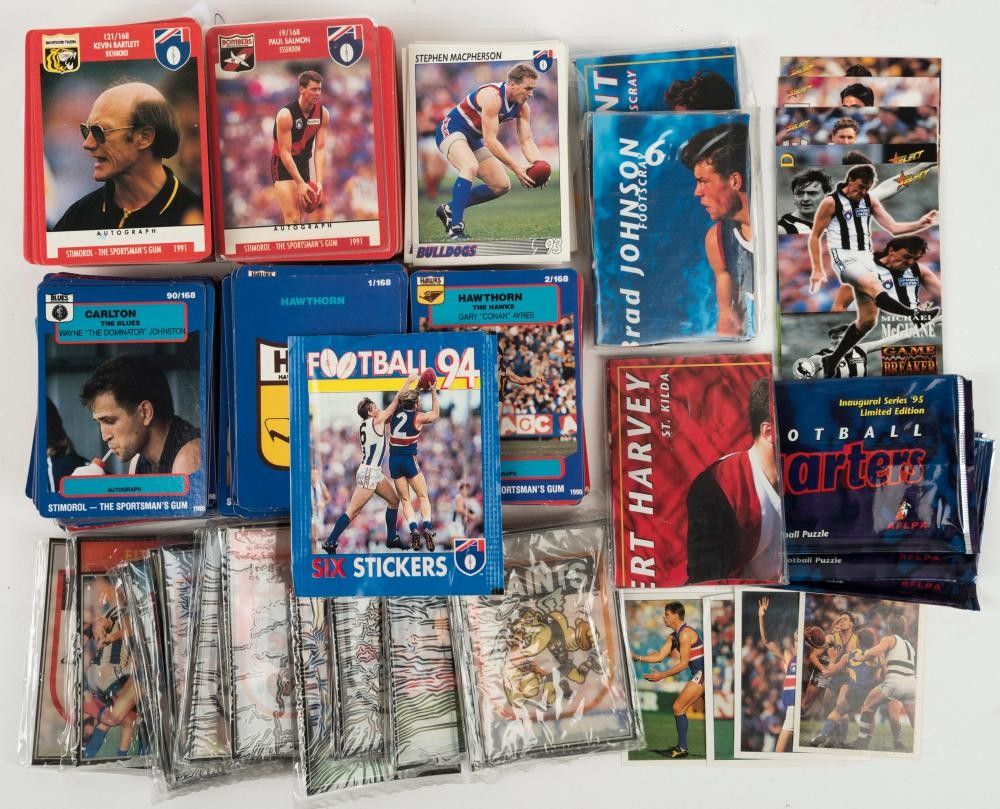 Vintage AFL Card Collection: 1990 and 1991 Series, Duplicates ...