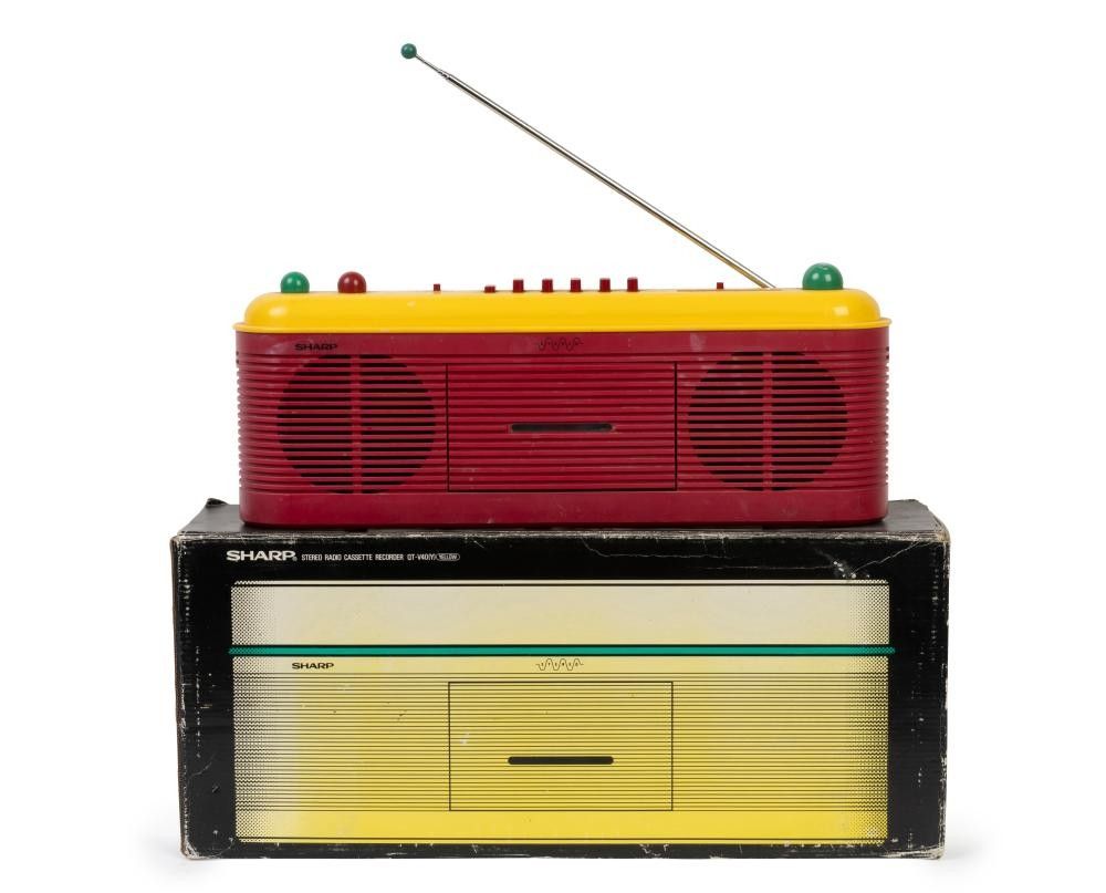 Sharp Boombox QT V40 Portable Stereo Cassette Player, 1980s - Hi-Fi ...