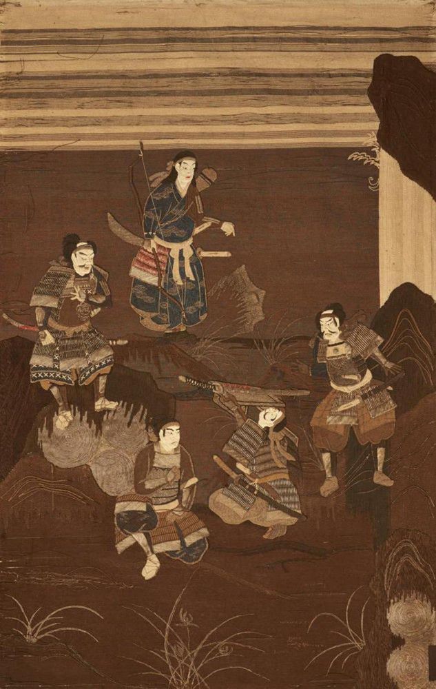 Japanese Embroidered Samurai Panels, Late Meiji Period - Zother - Oriental