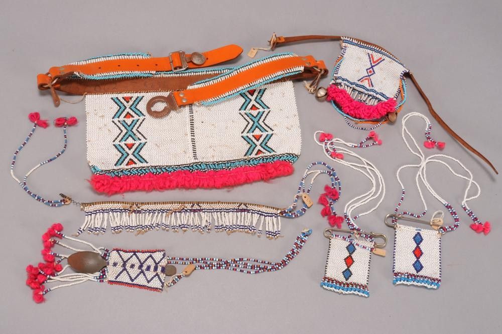 Xhosa Beaded Items Collection from South Africa: Belts, Arm Bands ...