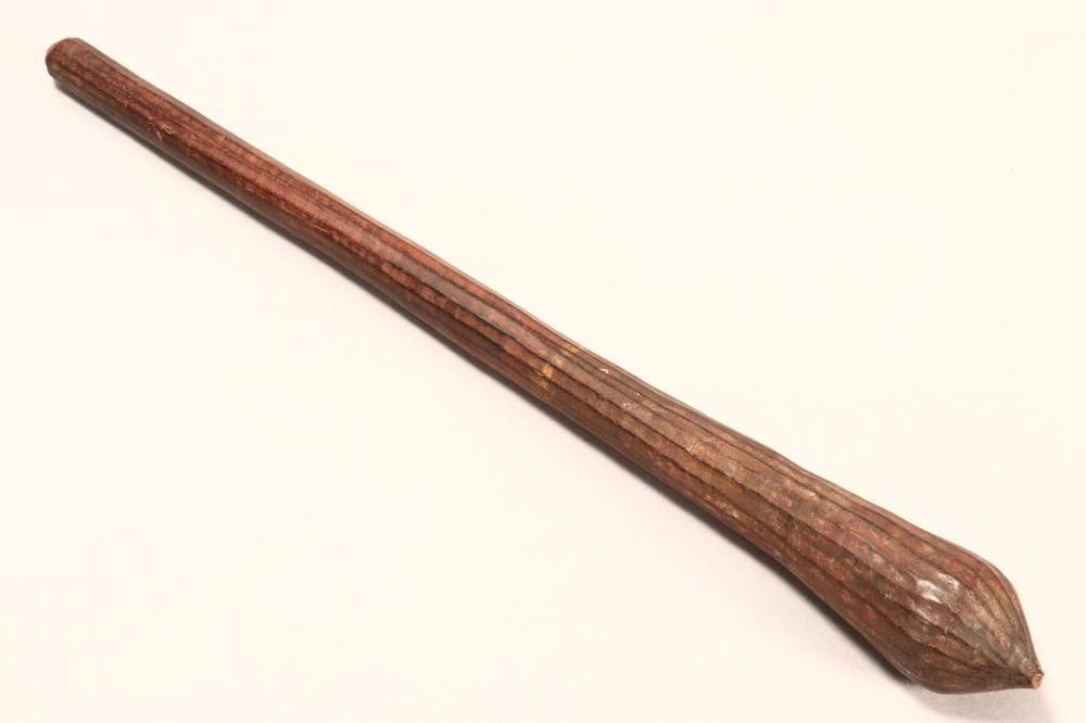 Australian Aboriginal Nulla-Nulla: Hardwood Baluster with Fluting, 42 ...