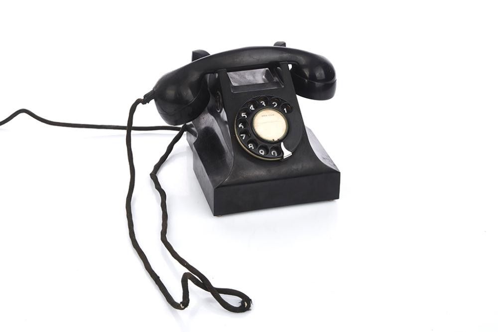 1950s Black Vintage Telephone: A Classic Communication Device ...