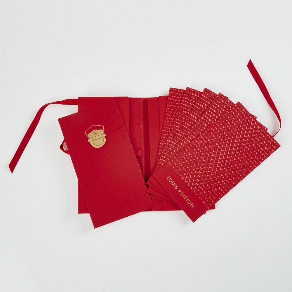 Lunar New Year Prosperity: Louis Vuitton Red Envelope Set - Writing ...