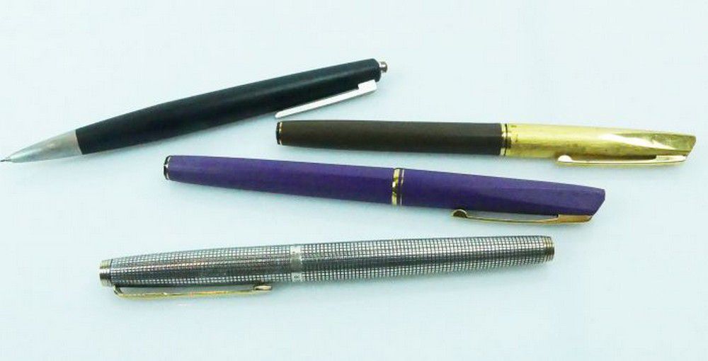 Luxury Writing Set with Sterling Silver Parker and Waterman Pens