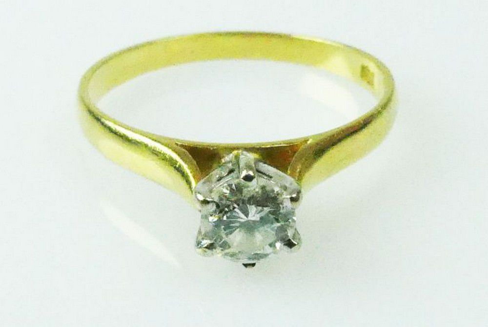 0.35ct Diamond Teepee Ring in 18ct Yellow Gold - Rings - Jewellery