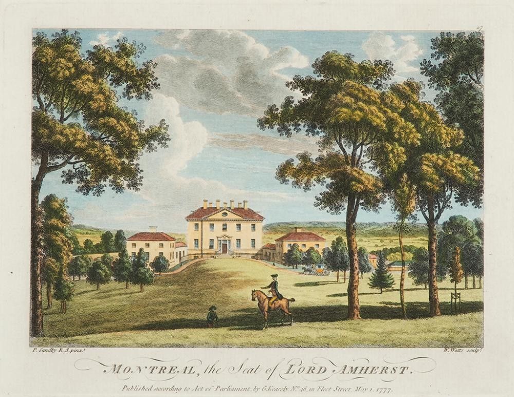 Montreal: Lord Amherst's Seat - 18th Century Engravings - Prints ...